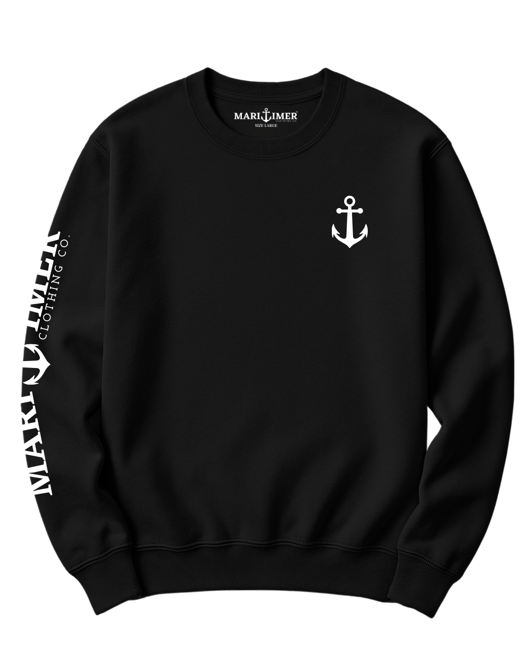 CLASSIC ANCHOR SLEEVE CREWNECK SWEATSHIRT – Maritimer Clothing Company